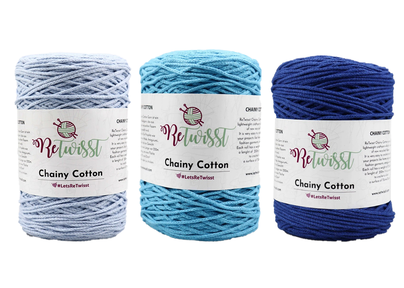 Retwisst Chainy Cotton splétaná šňůrková, provázková příze