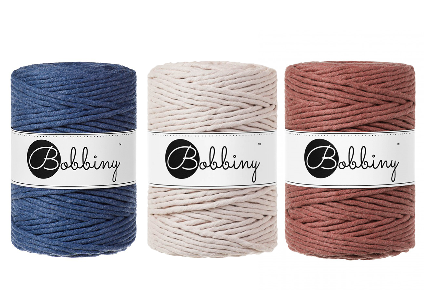 Bobbiny Macrame Cords XXL 5 mm - drhání - prohackovani.cz