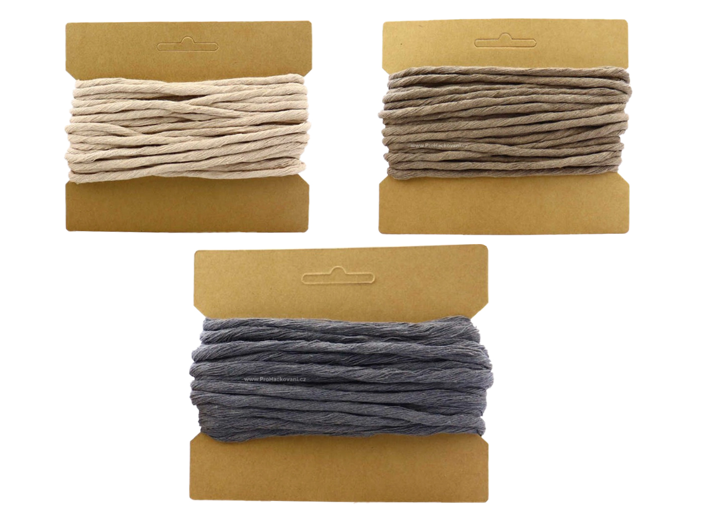 Macrame String Ø 5 mm, 10 m (ReTwisst) - rozčesávací - prohackovani.cz